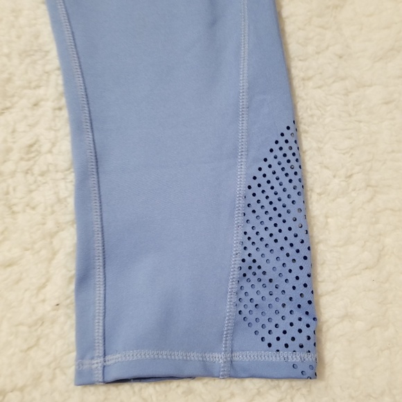 Kayodan | Pants & Jumpsuits | Kyodan Capris Light Blue Perforated Yoga ...